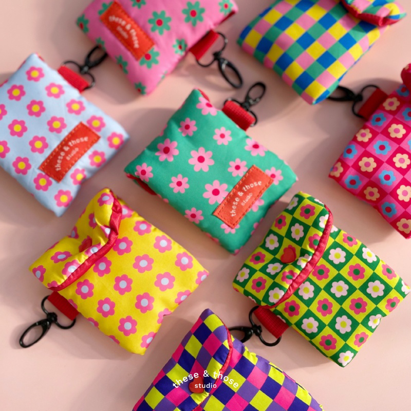 THESETHOSE - Mini Puffy Pouch - small hanging bag | Shopee Singapore