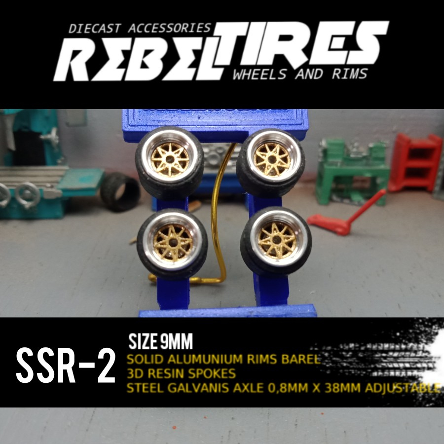Star SSR2 REBEL RUBBER TIRE VARIAN SIZE & TIREBOMB FULL ALLOY (IRON ...
