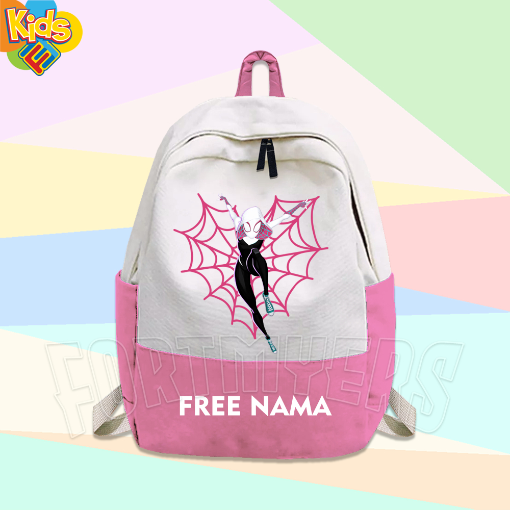 Children's BACKPACK BAG SPIDER SCHOOL CHILDREN'S BACKPACK GWEN ACROSS ...