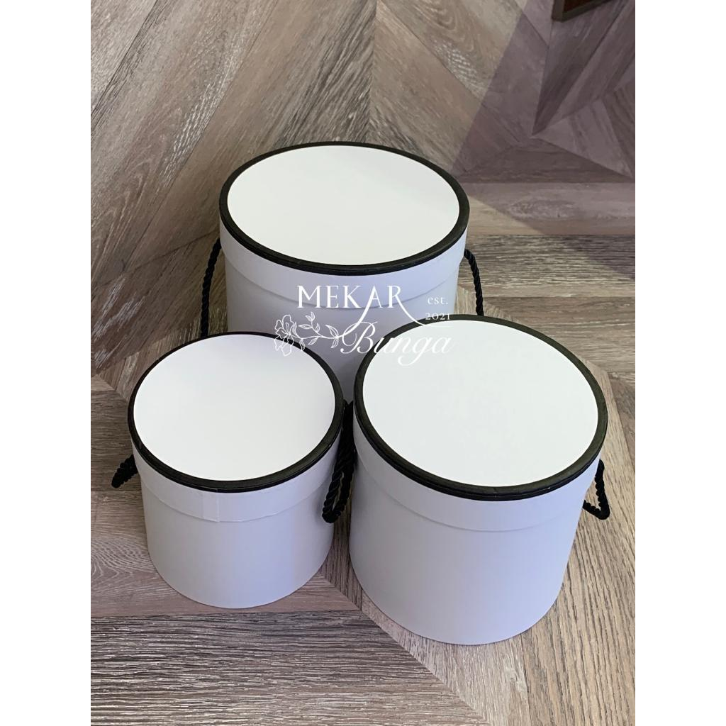 (4Colors) Bloom Box Flower Flower Box Line Aesthetic Round Shape Round ...