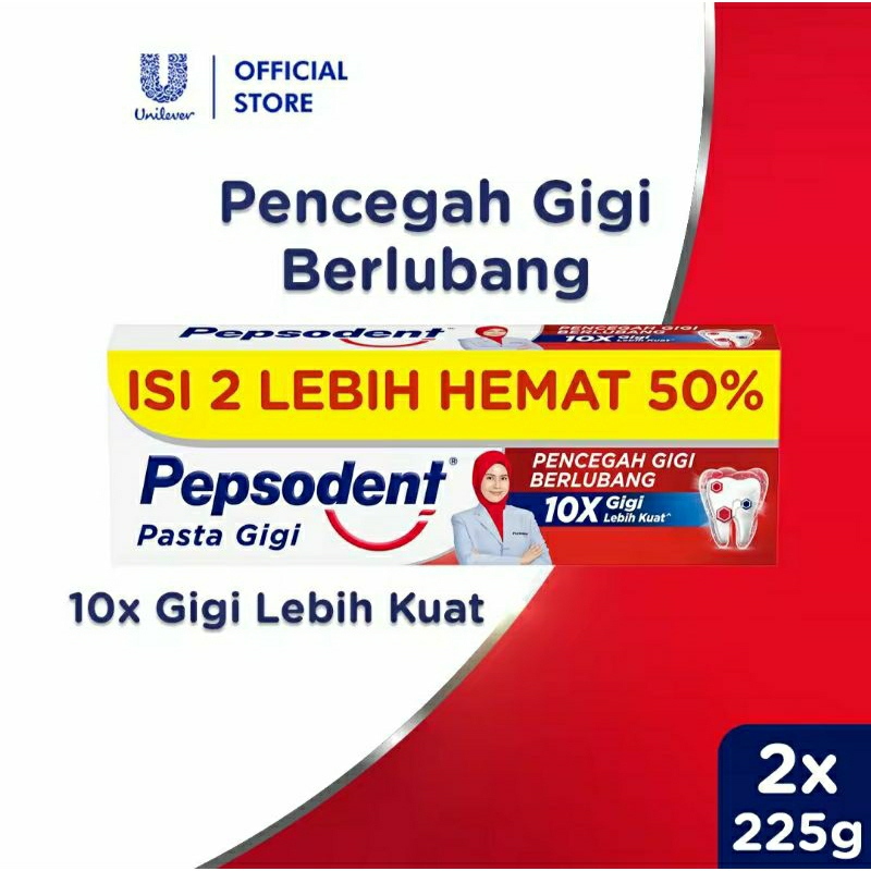 Pepsodent White Toothpaste to Prevent Cavities (2x225g) | Shopee Singapore