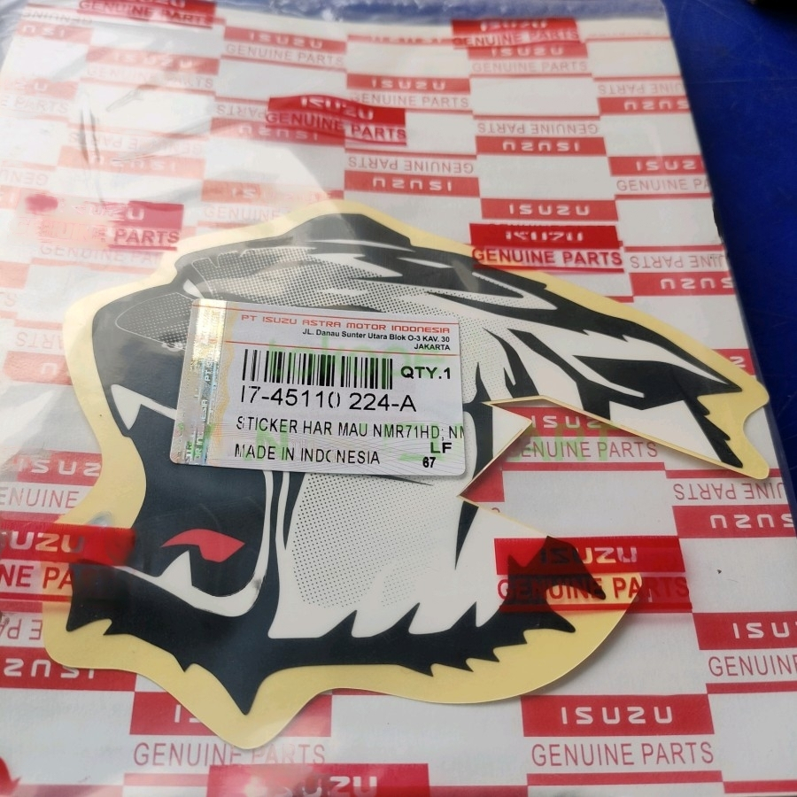 Original ISUZU ELF TIGER HEAD LOGO STICKER STICKER | Shopee Singapore