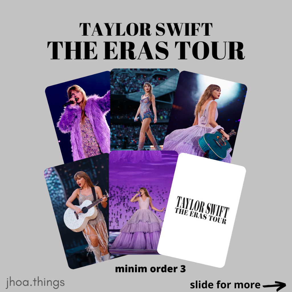 [Blessing] Taylor SWIFT THE ERAS TOUR PHOTOCARD | Shopee Singapore