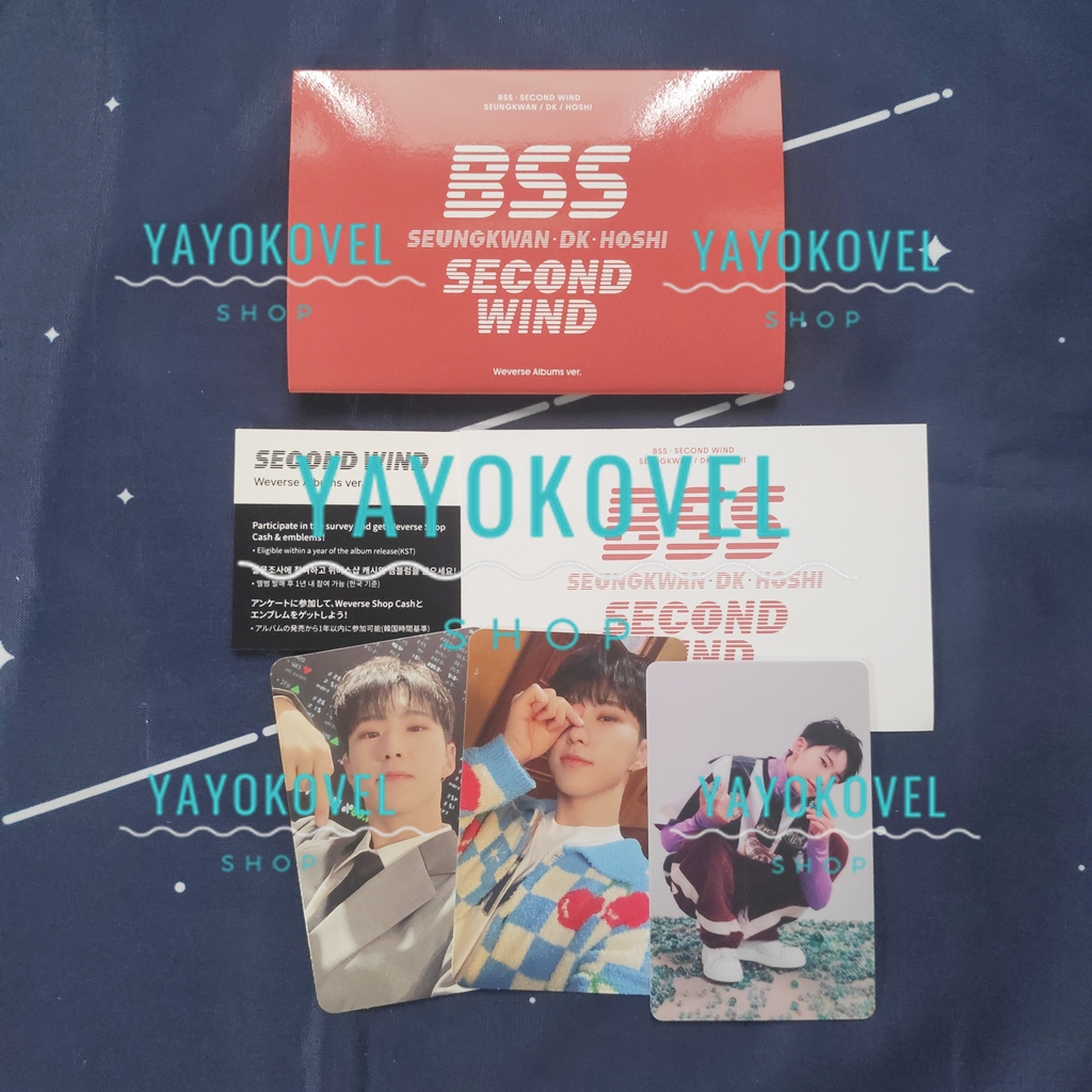 Seventeen - BSS- 1ST SINGLE ALBUM - SECOND WIND ALBUM - WEVERSE VER ...