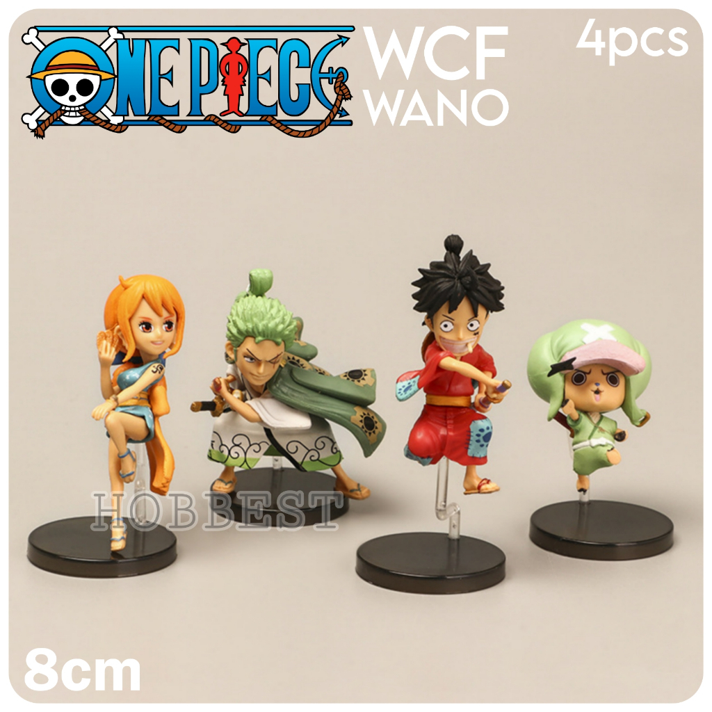 Action Figure WCF ONE PIECE WANO KUNI Contents 4pcs Miniature Cake ...