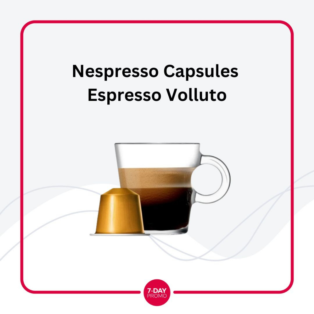 Nespresso Capsules Espresso Volluto Retail Capsules Only | Shopee Singapore