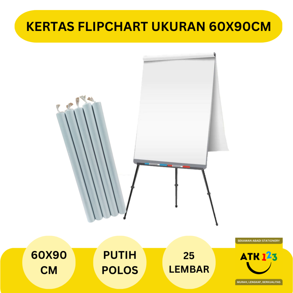 Flipchart Paper / Presentation Paper Size 60x90cm | Shopee Singapore