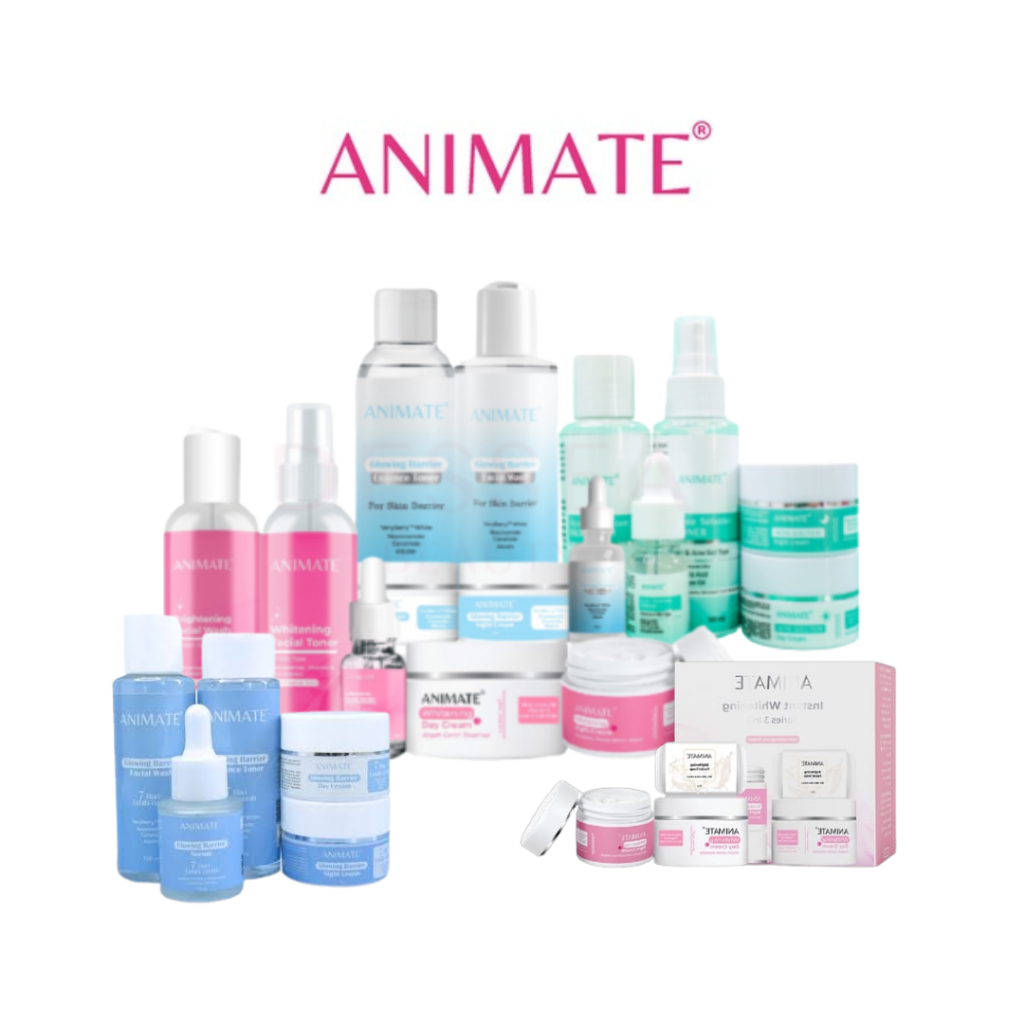 Animate Whitening 5in1/Glowing Barrier 5in1/Glowing 3in1/ Acne Solution ...