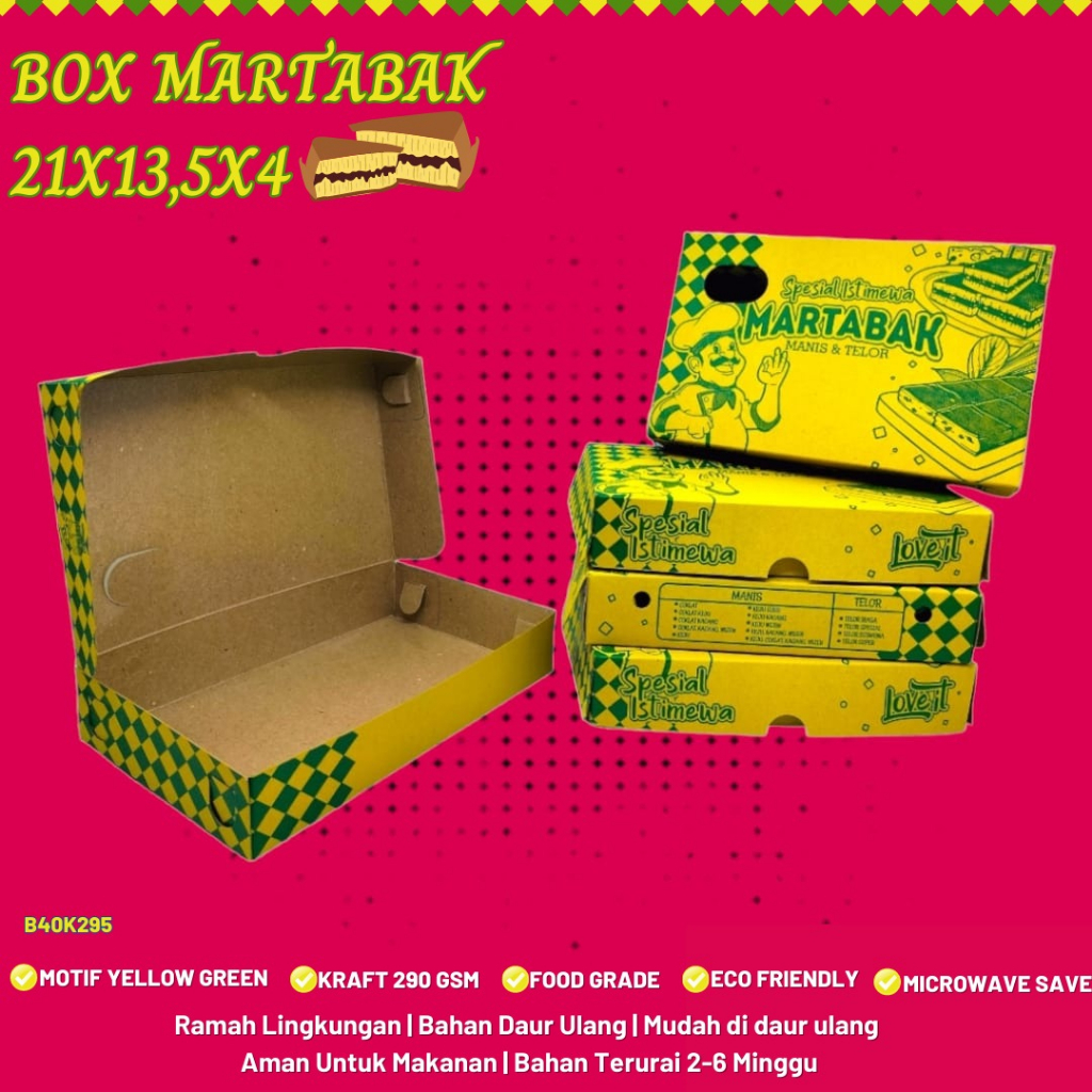 Sweet Martabak Box Motif Martabak Box (B40K295-Lamination) | Shopee ...