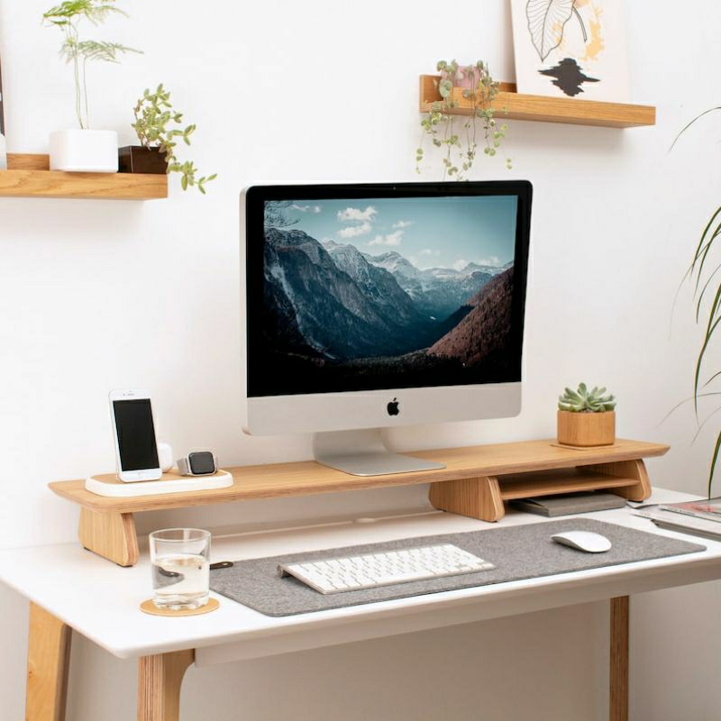 Aesthetic Monitor Stand, Cool Monitor Table, Laptop Stand, Laptop Stand ...