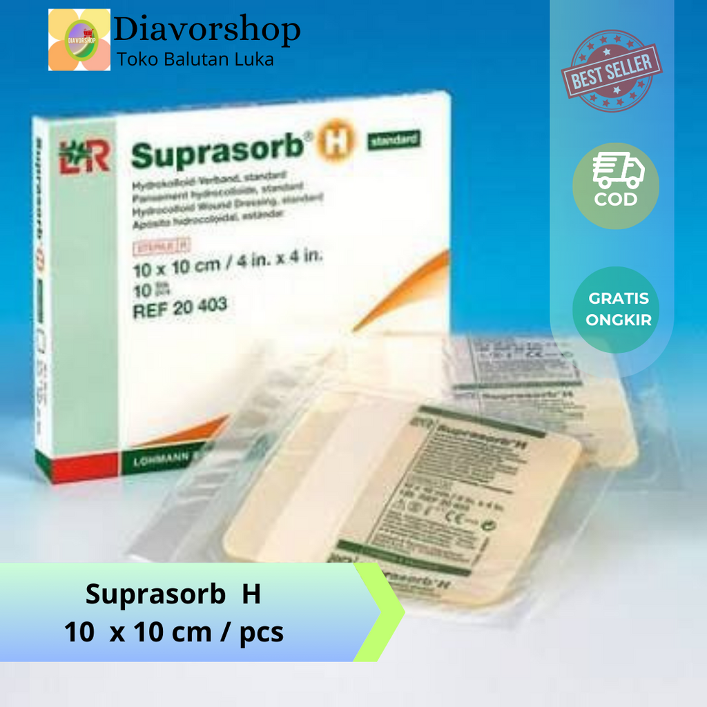 Suprasorb H Hydrocolloid Dressing 10cm x 10cm/PCS | Shopee Singapore