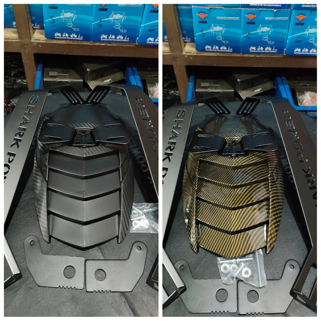 Mudguard MUD GUARD CARBON MUD GUARD FULL CNC MUDGUARD CARBON PNP R15 V2 ...