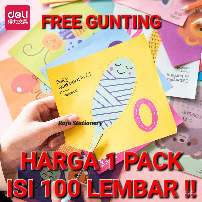 Deli Origami Craft Paper+FREE SCISSOR/Origami Paper Folding Pattern For ...