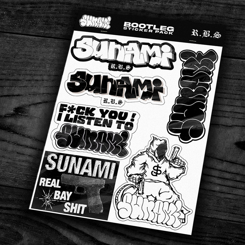 Sunami - Sticker Pack Band: SUNAMI / SUNAMI STYLE / RBS / 100% HARDCORE ...