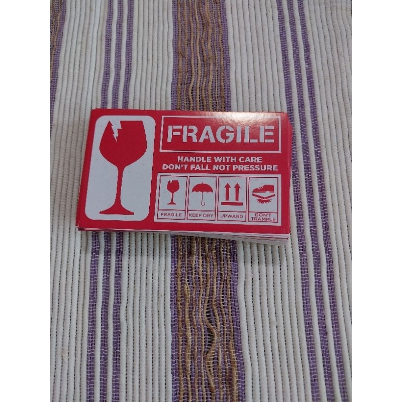 Fragile sticker paper | Shopee Singapore