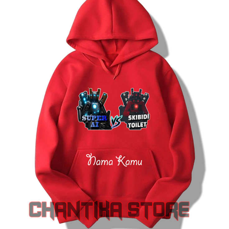Hoodie Jacket Boys Game Skibidi Toilet Super AI Vs Skibidi Toilet ...