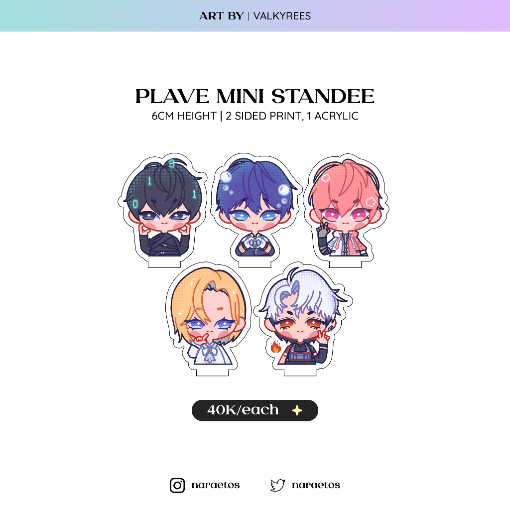 Plave Mini Standee (6cm Height) | Shopee Singapore