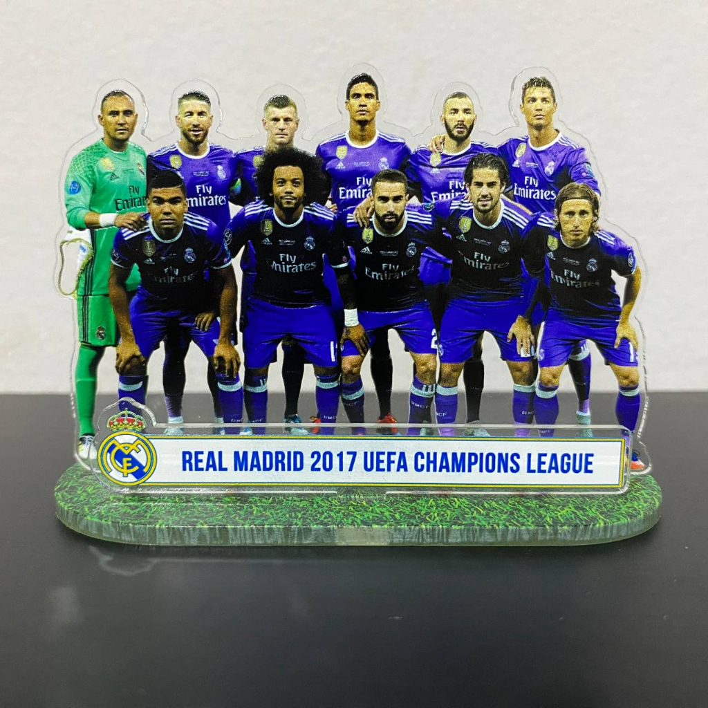Standee Action Figure Art Starting Eleven Line Up Real Madrid 2017 ...