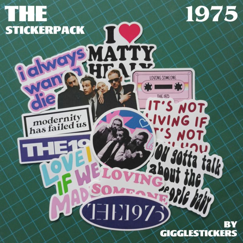 Sticker The 1975 Band Pack | Shopee Singapore