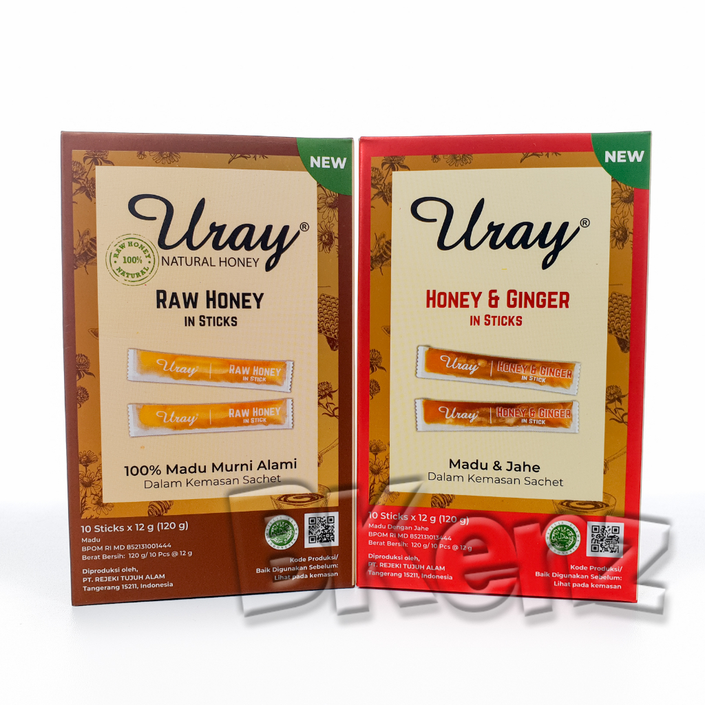 Madu Uray Honey & Ginger Stick 120gr - Pure Original Honey - Forest ...