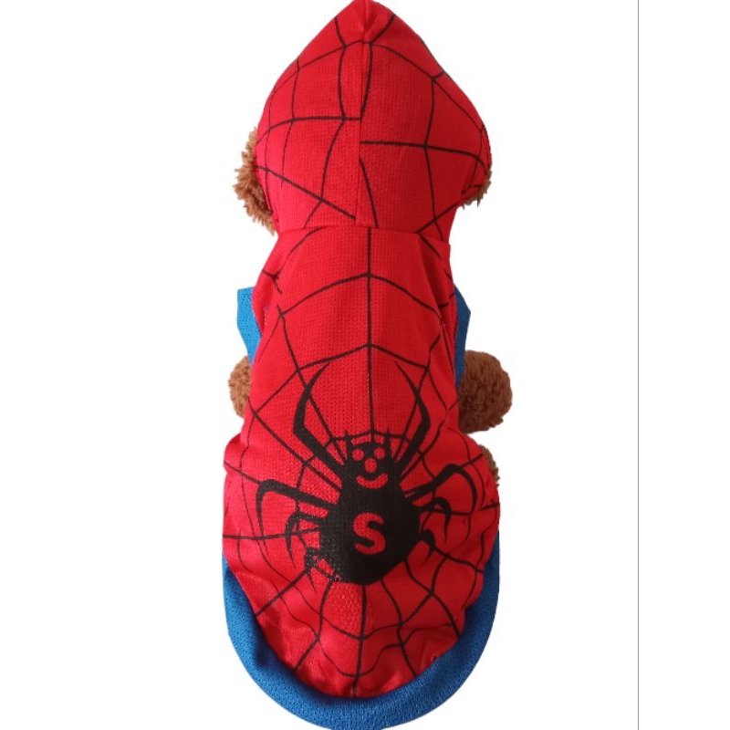 Spiderman dog cat costume/dog clothes/cat clothes/spiderman clothes/alm ...