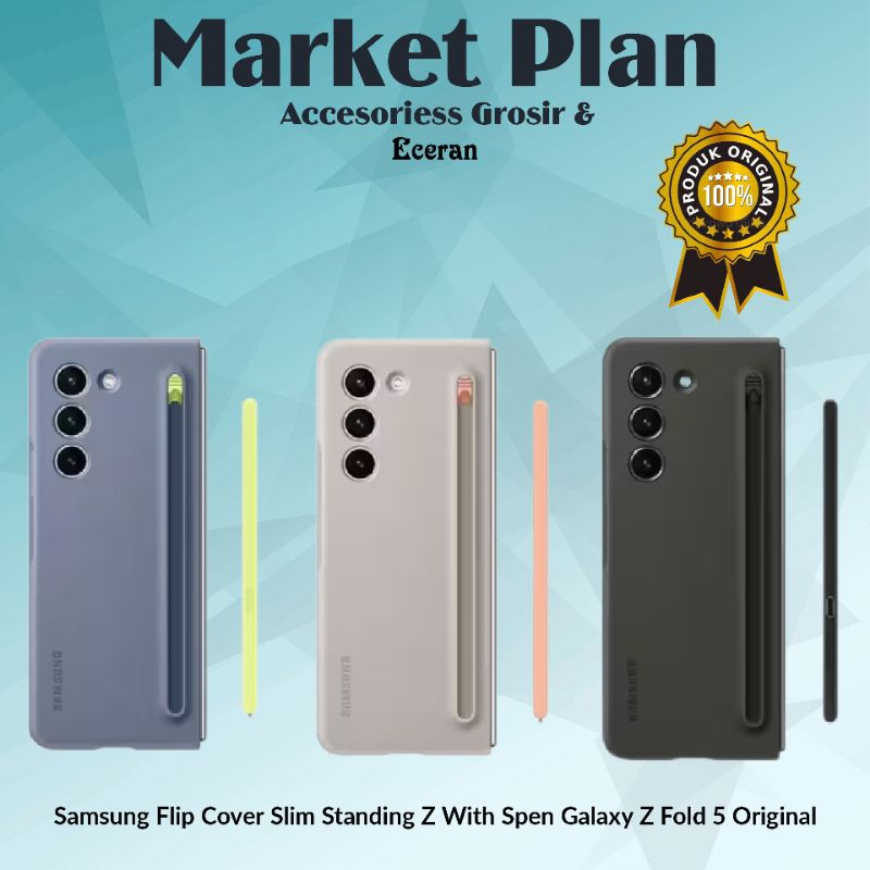 Samsung Z Fold 5 Slim S Pen Case Galaxy Z Fold 5 Original | Shopee ...