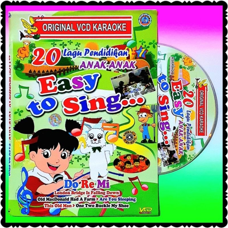 ORIGINAL CASSETTE VCD 20 SONGS CHILDREN'S EDUCATION-CHILDREN'S ENGLISH ...