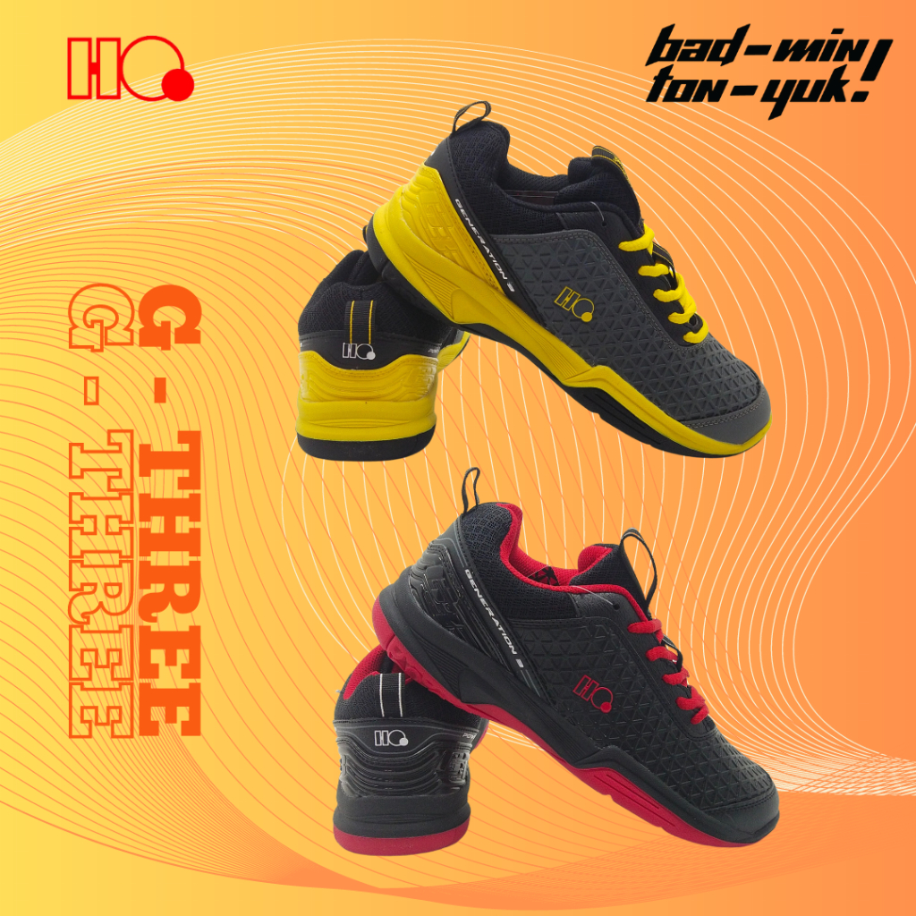 Hi-qua G-THREE Gen 3rd Badminton Badminton Shoes | Shopee Singapore