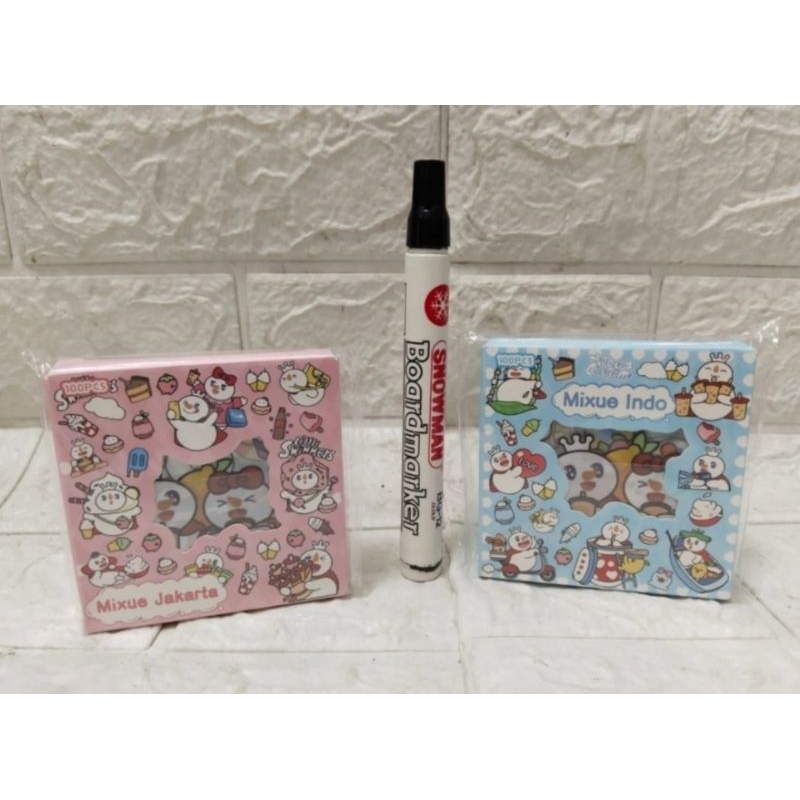 Mini MIXUE STICKER / MINI MIXUE STICKER / SMALL MIXUE STICKER 100PC ...