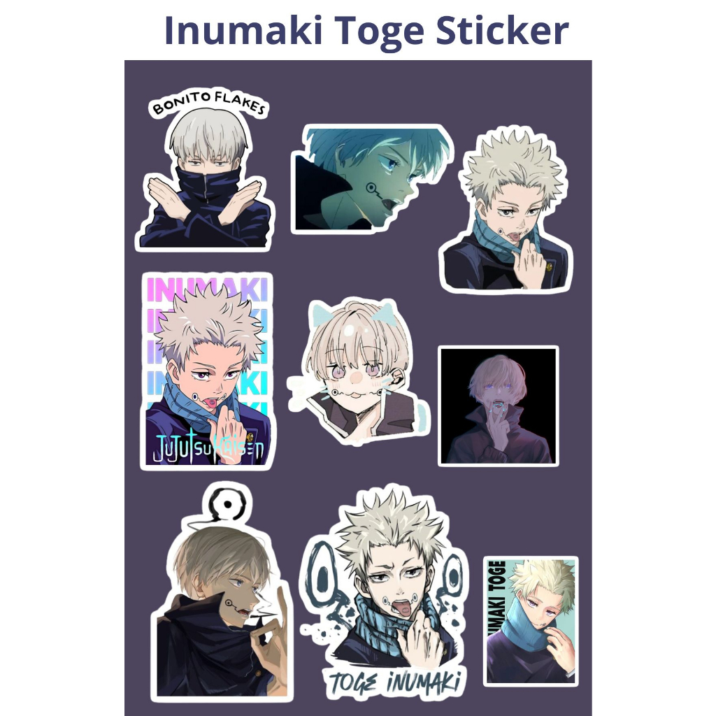 Sticker INUMAKI TOGE JUJUTSU KAISEN chibi cute aesthetic anime lovers ...