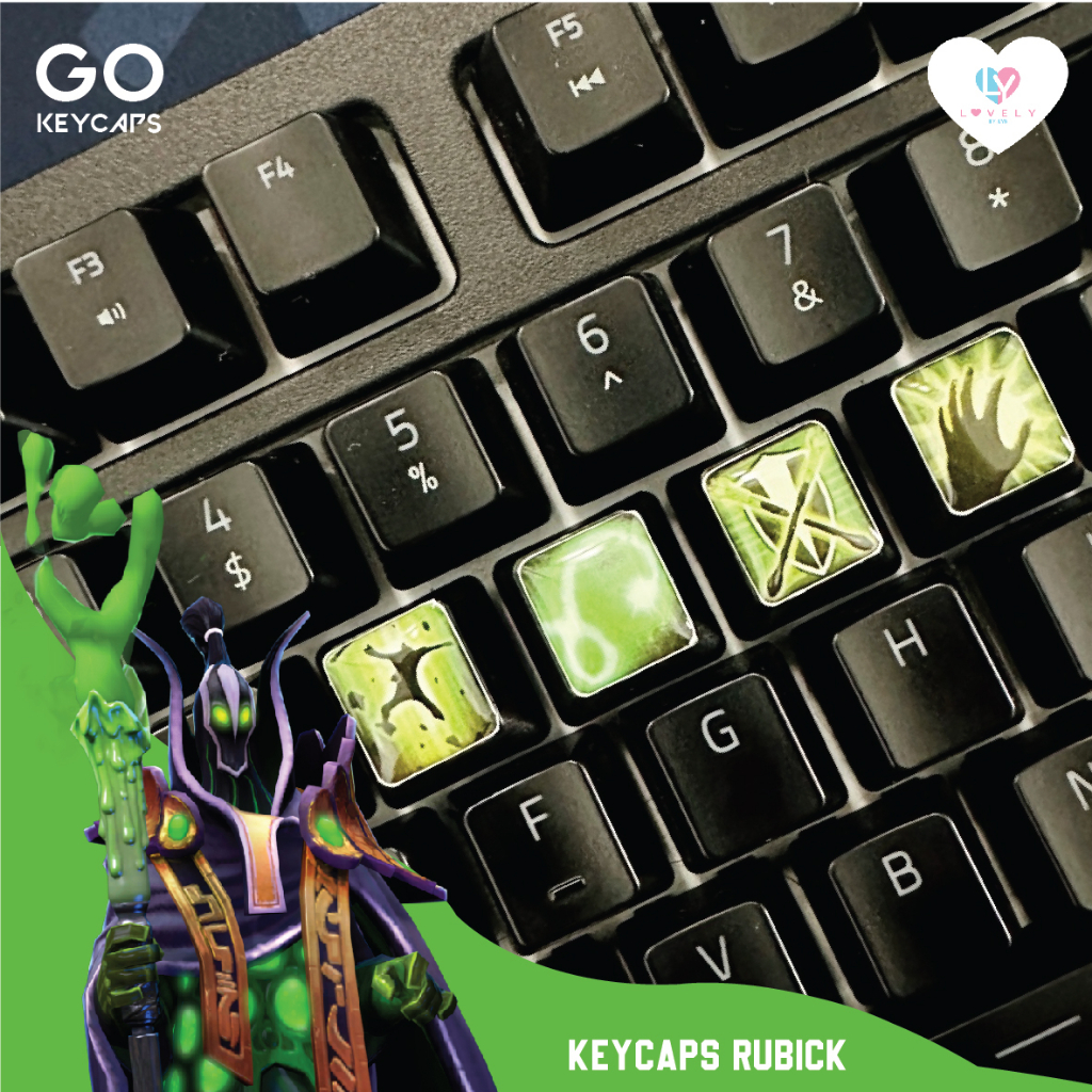 Keycaps PBT Dota 2 Rubick Ability | GO KEYCAPS | Shopee Singapore
