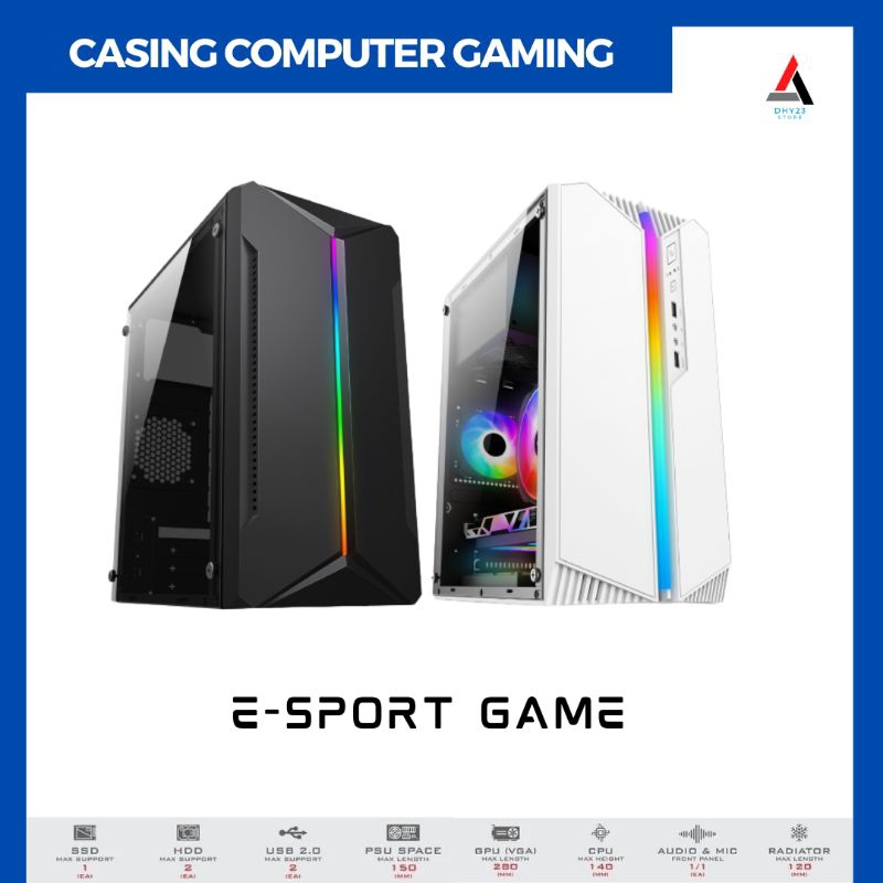 Infinity F03 RGB Mini-ITX/Macro ATX Gaming Computer Case | Shopee Singapore