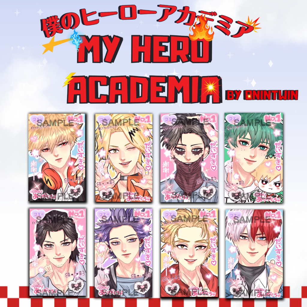 Boku no hero academia photocard by onintwin/my hero academia keychain ...
