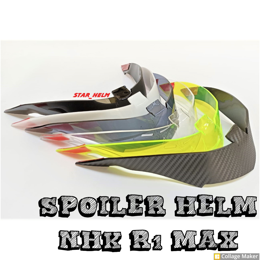 Nhk R1MAX ALL SERIES HELMET SPOILER | Nhk R1 MAX ALL SERIES HELMET ...