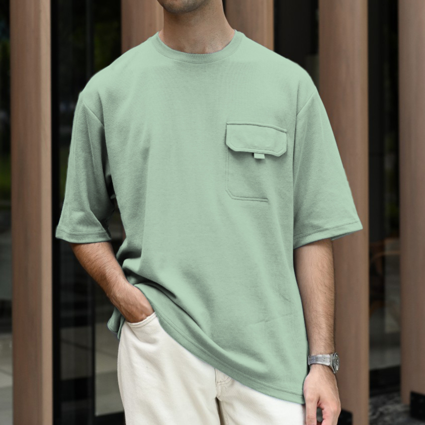 FOPPY POCKET OVERSIZED TEES T-SHIRTS / OVERSIZED T-SHIRTS / POCKET T ...