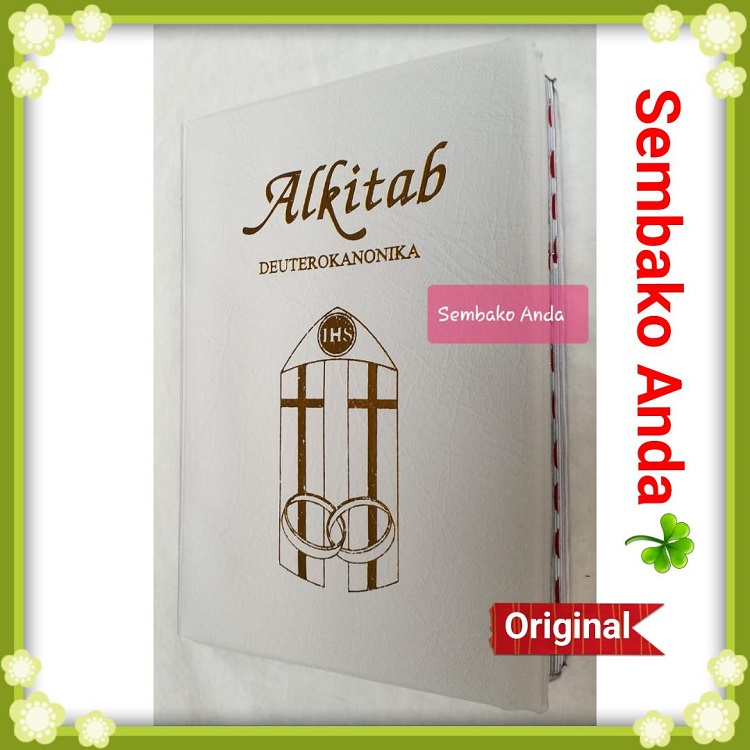 PUTIH A) Catholic Wedding Bible. Silver. White. Marriage ... PUTIH A) Catholic Wedding Bible. Silver. White. Marriage ...
