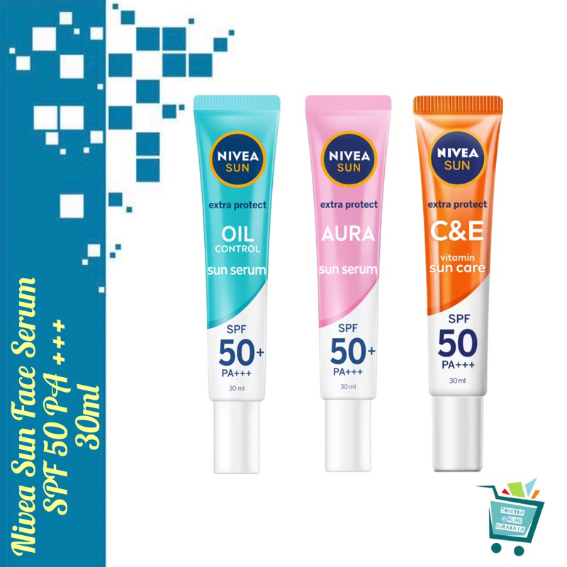 Nivea Sun Face Serum/Face Care Protection Oil Control/Instant Aura/C&E ...