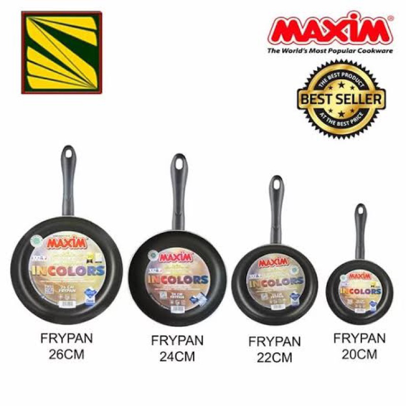Fry Pan Teflon Cooking Frying Pan Maxim Casablanca 20/22/ 24/26 cm ...