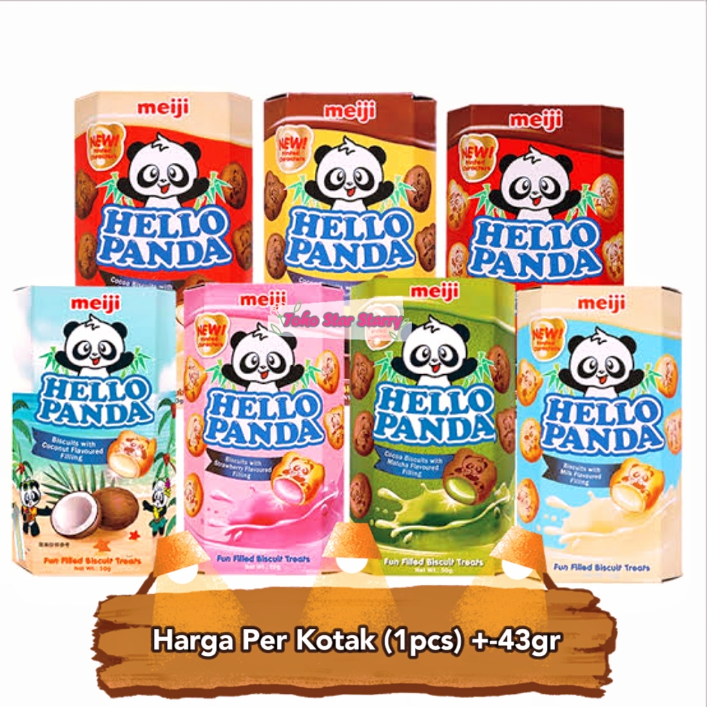 [Per Box] Various Hello Panda Biscuits 42gr Hello Panda Snacks ...
