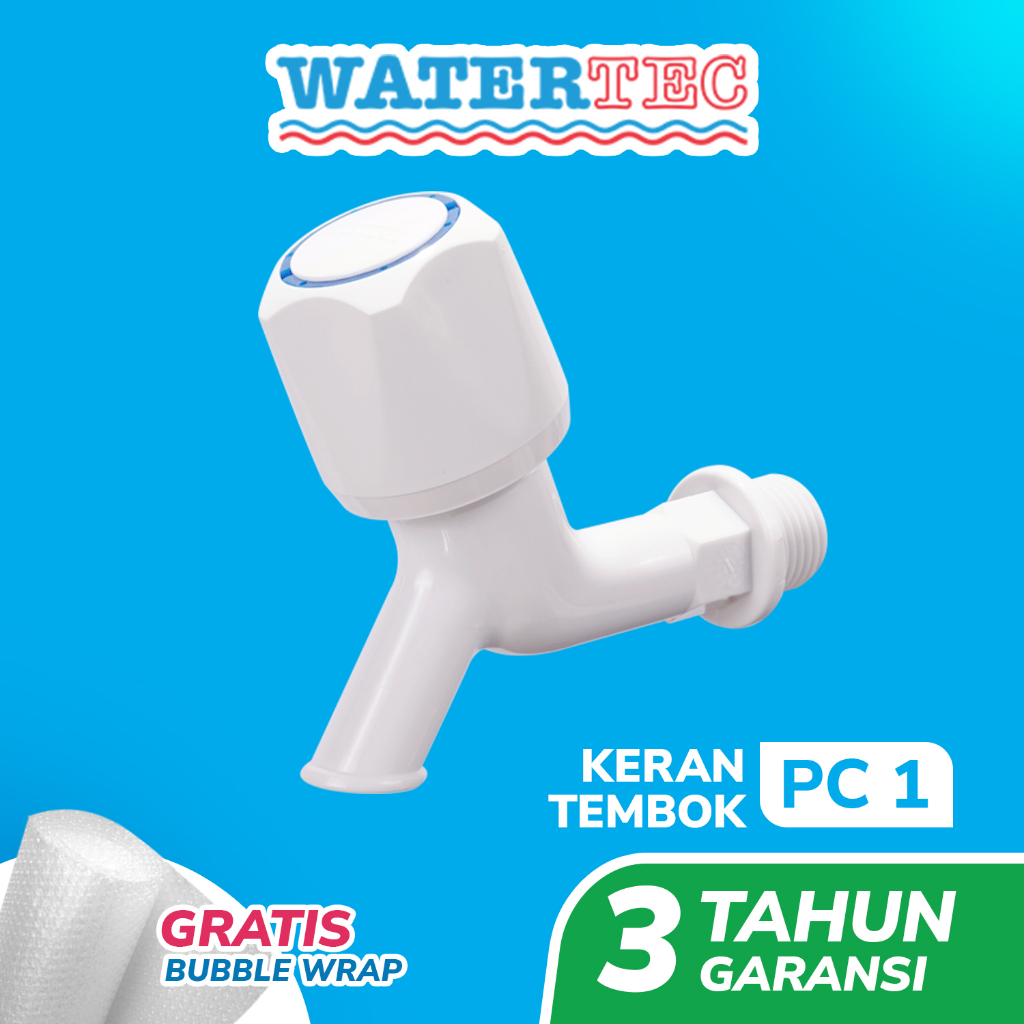 Watertec Garden Wall Faucet Polymer Faucet 1/2" (PC1) - White | Shopee ...