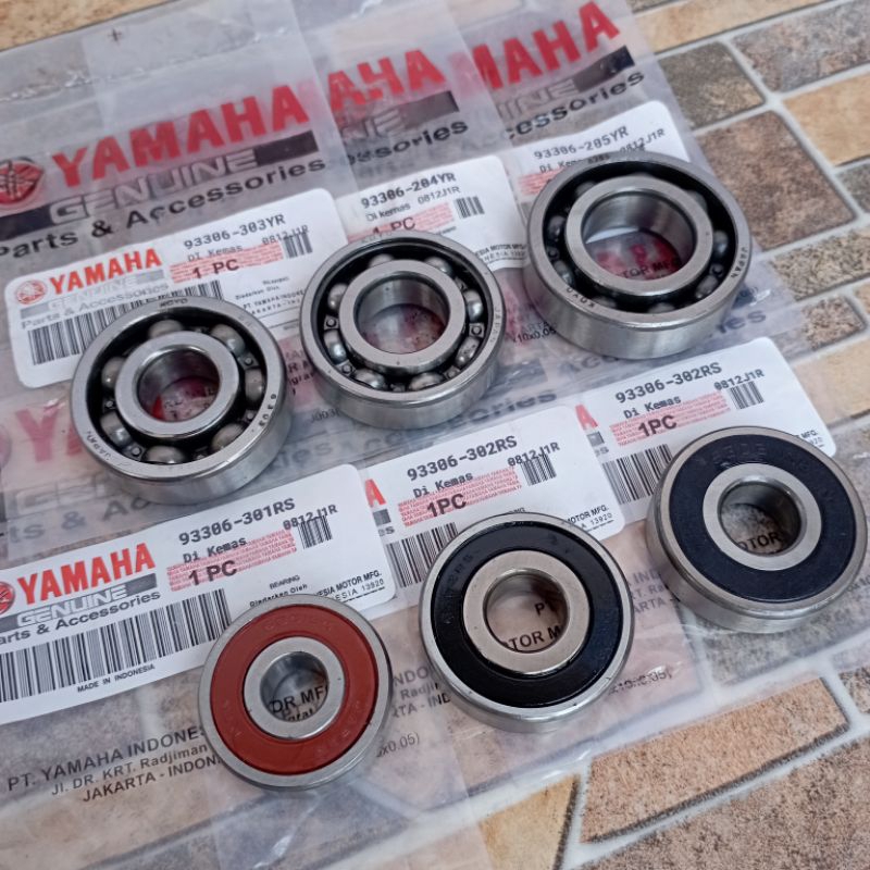 Gearbox Bearing Bearing ratio set nmax aerox lexi freego 1set 6 pcs ...