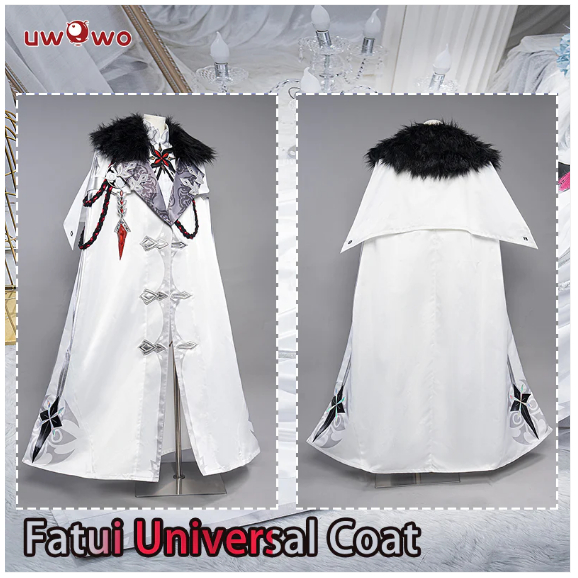 Uwo - Fatui cloak - Genshin Impact Fatui Cosplay Costume - Fatui Cape ...