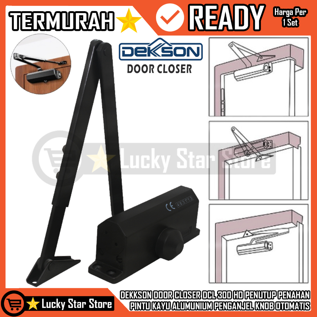 KAYU Dekkson DOOR CLOSER Dcl300 HO Automatic DOOR CLOSER Cover Eoe DOOR ...