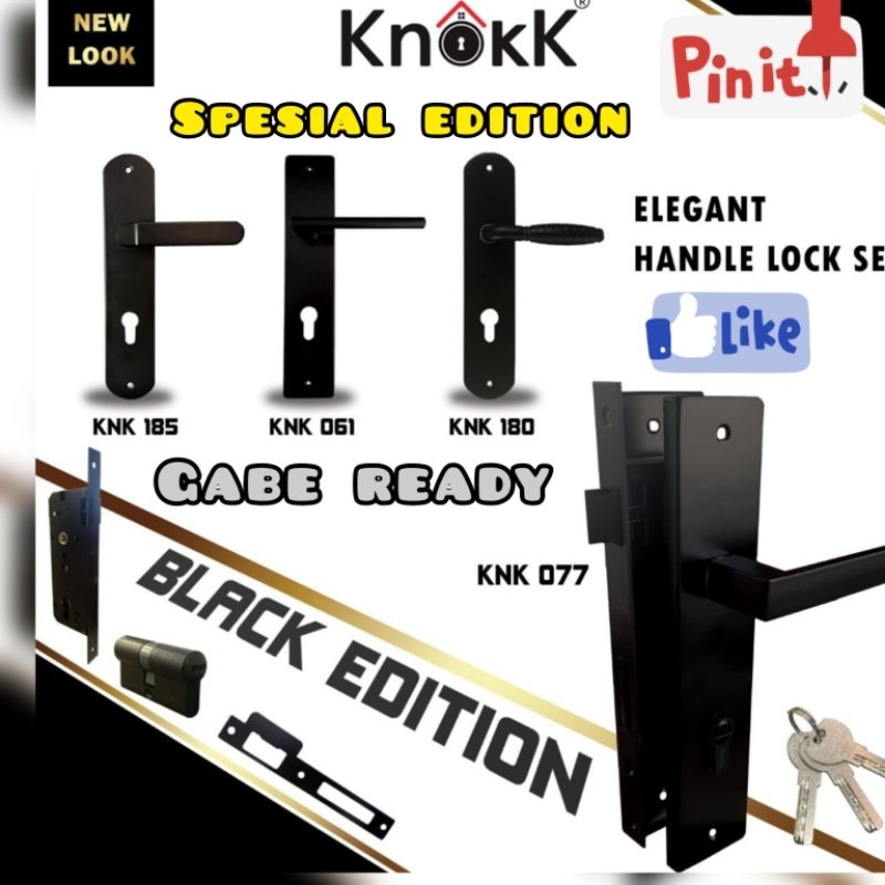 HITAM KAYU Wooden Hanlde Key Set Black Edition Matte Black Length 25 Cm ...