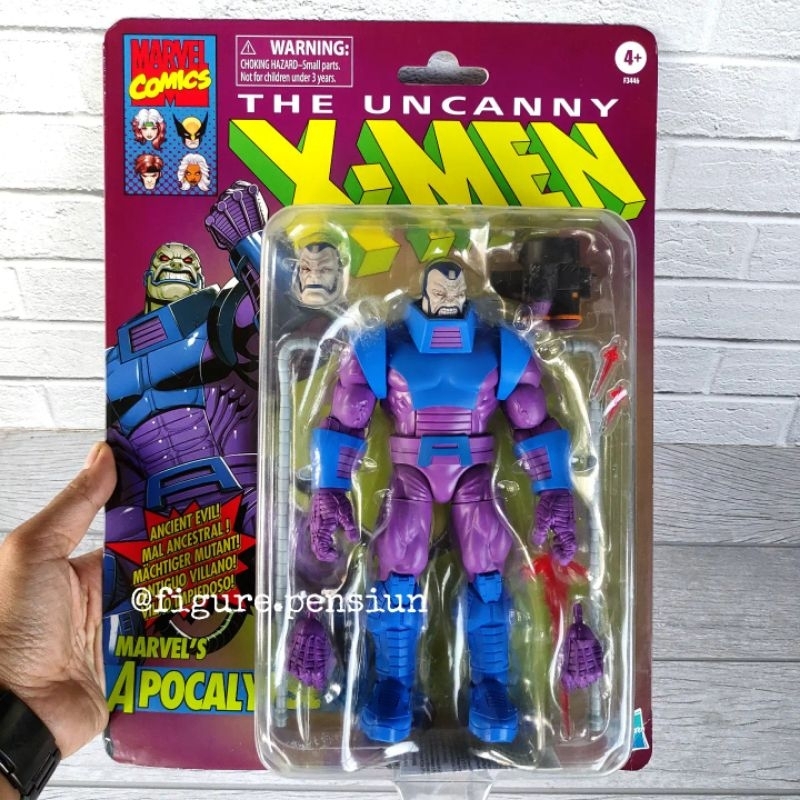 Marvel LEGENDS VINTAGE RETRO APOCALYPSE X-MEN UNCANNY HASBRO ACTION ...