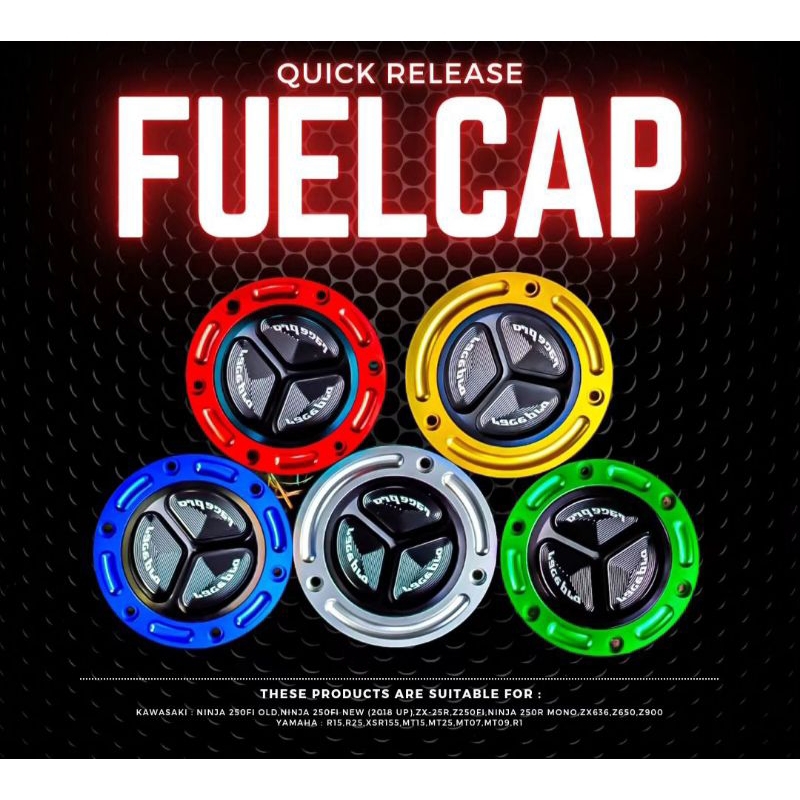 Fuelcap keyless R15 V3 V2 R25 MT25 Vixion MT15 Xabre XSR155 R6 yamaha ...