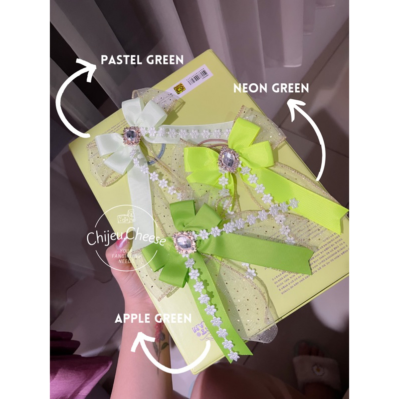 HIJAU Neo Ver lightstick tape. Neobong Adudubong LS deco ribbon neon ...