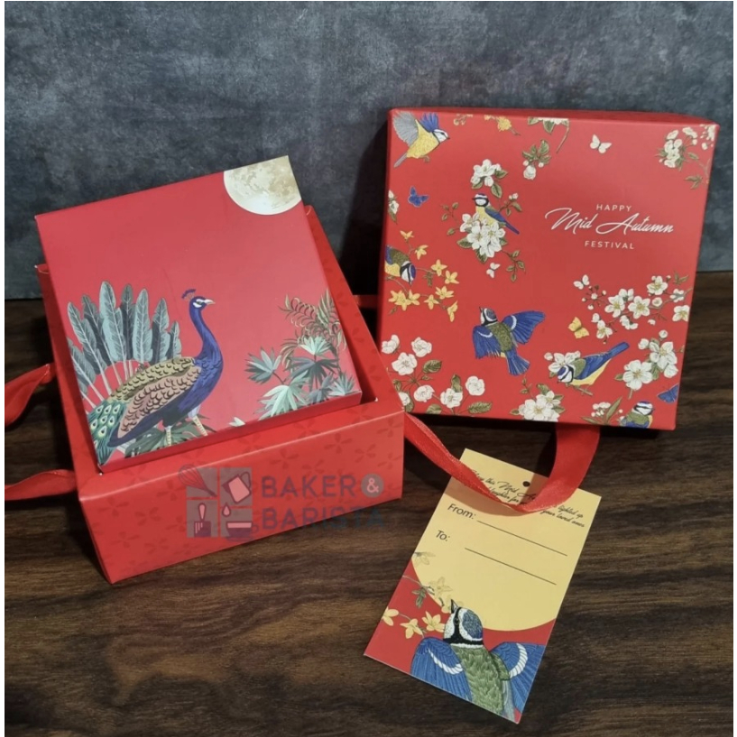 Mooncake box lantern for 1pc mika mooncake 125gr mooncake box mooncake ...