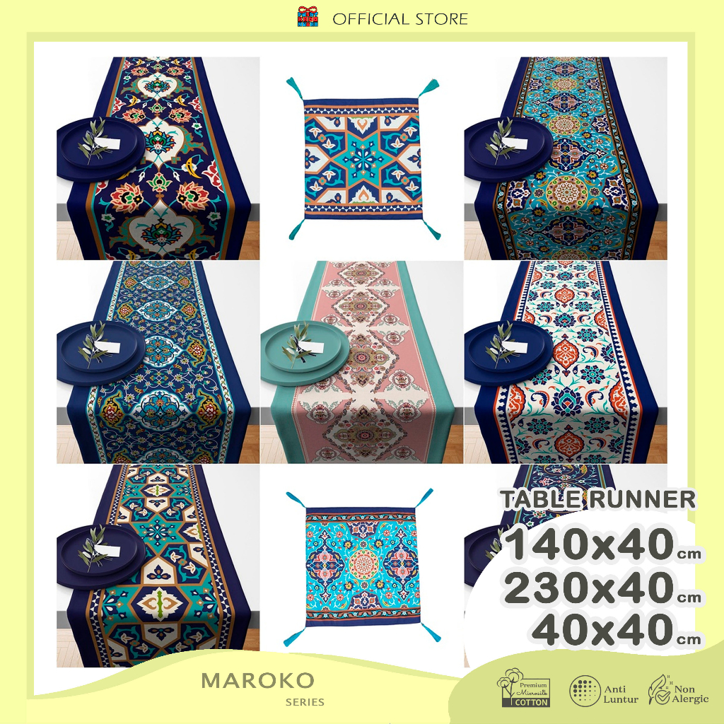 Table Runner Tablecloth Turkish Bohemian/Turkish Motif 140x40 And ...