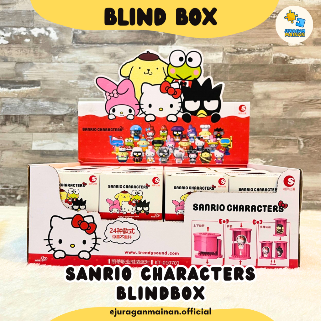 Blindbox Sanrio Character Blindbox - Random Stacking and Disassembling ...